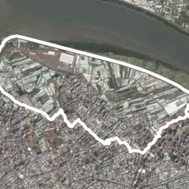 Outer walkway of Hebin Park in Luzhou District - New Taipei City ...