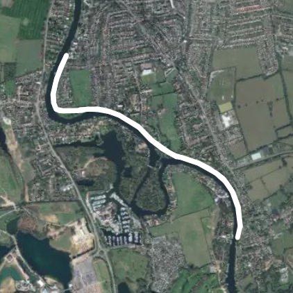 River walk to Staines | Walking Map