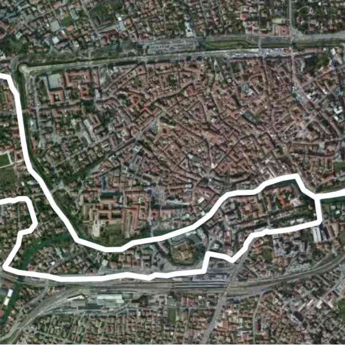 At the beginning of the restera in Veneto | Walking Map