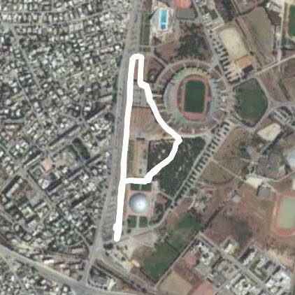 Olympic stadium el menzah | Walking Map