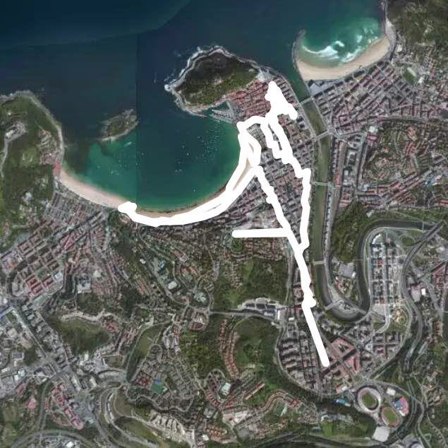 San Sebastian Sendero - Amara, San Sebastián, España | Pacer