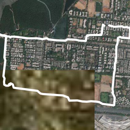 Vashi flamingo route in Maharashtra | Walking Map