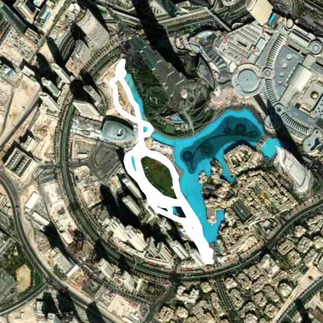Burj park next to dubai fountains Walk - Emirate of Dubai, United Arab ...
