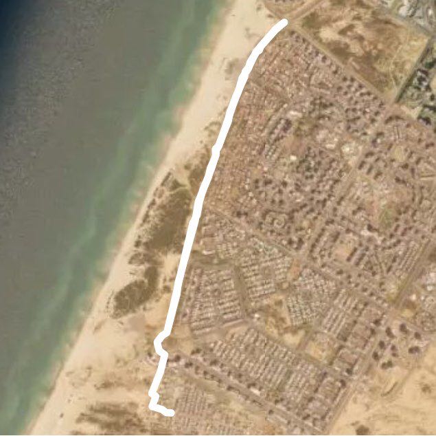 City walk or running trail - Ashdod, Gan HaDarom, Israel | Pacer