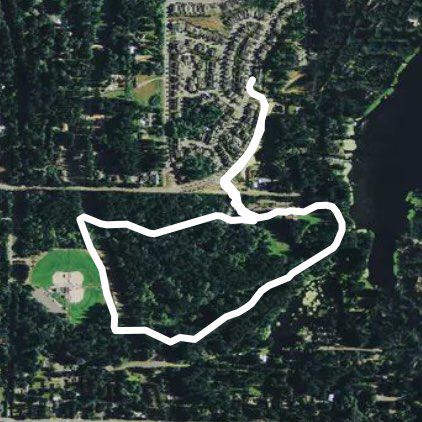 Beaver lake park trail Walk - Sammamish, Washington, USA | Pacer