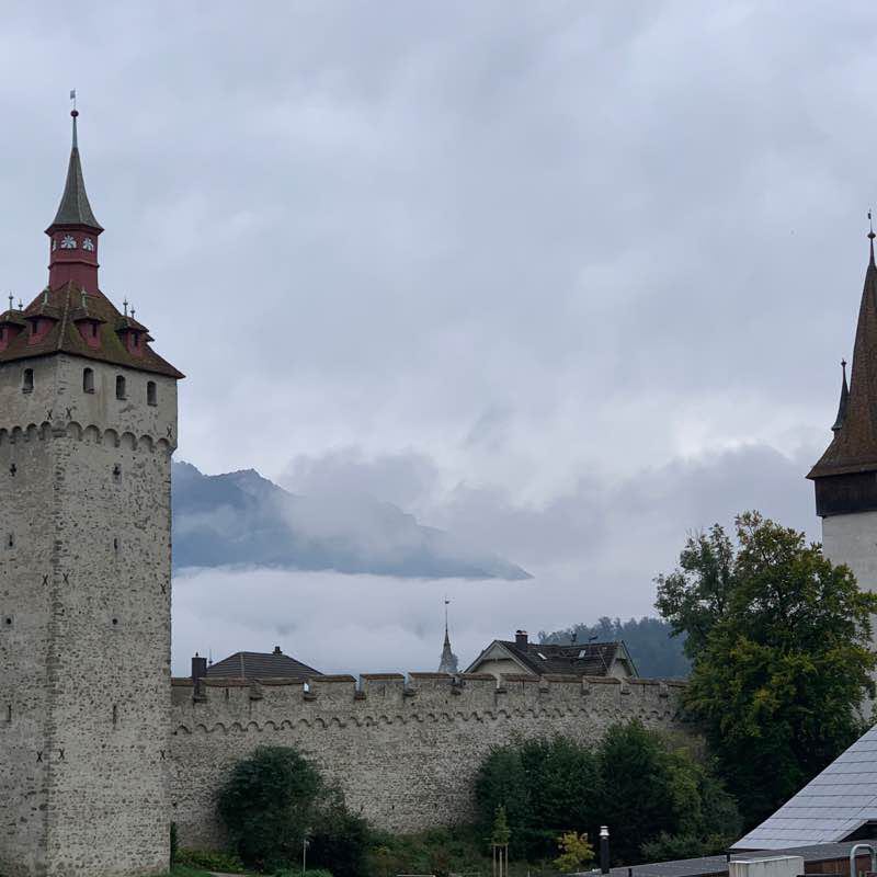 Tour of the Musegg Wall and its towers in Luzern | Walking Map