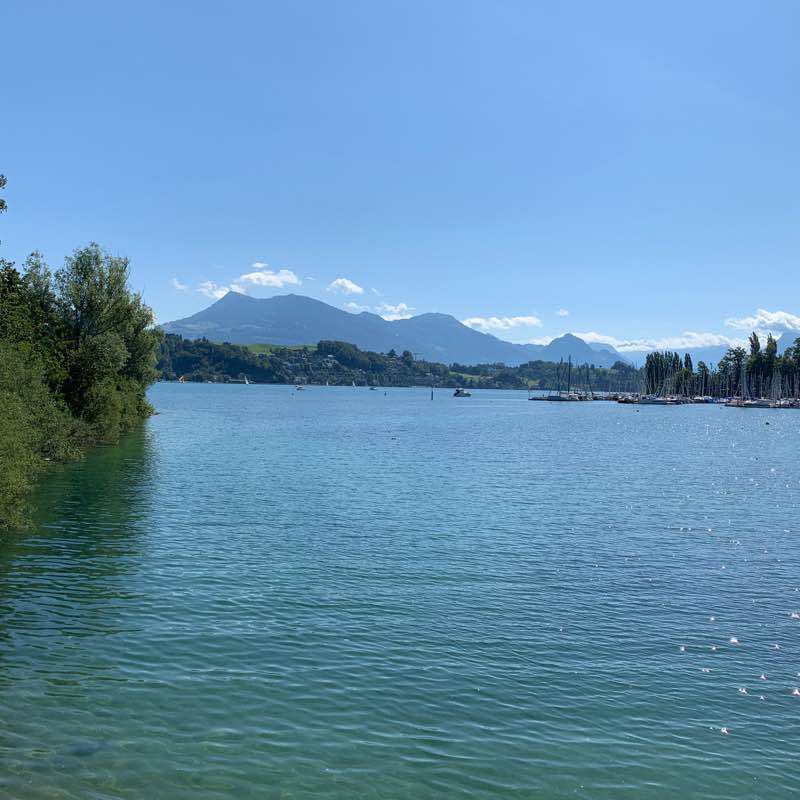 Ausflug zum Rotsee dem sogenannten Göttersee in Luzern | Walking Map