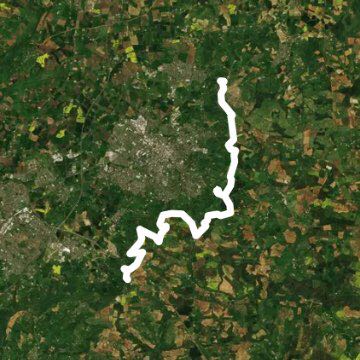 Cleeve Hill - Birdlip, 3 Teil Cotswold Way | Walking Map