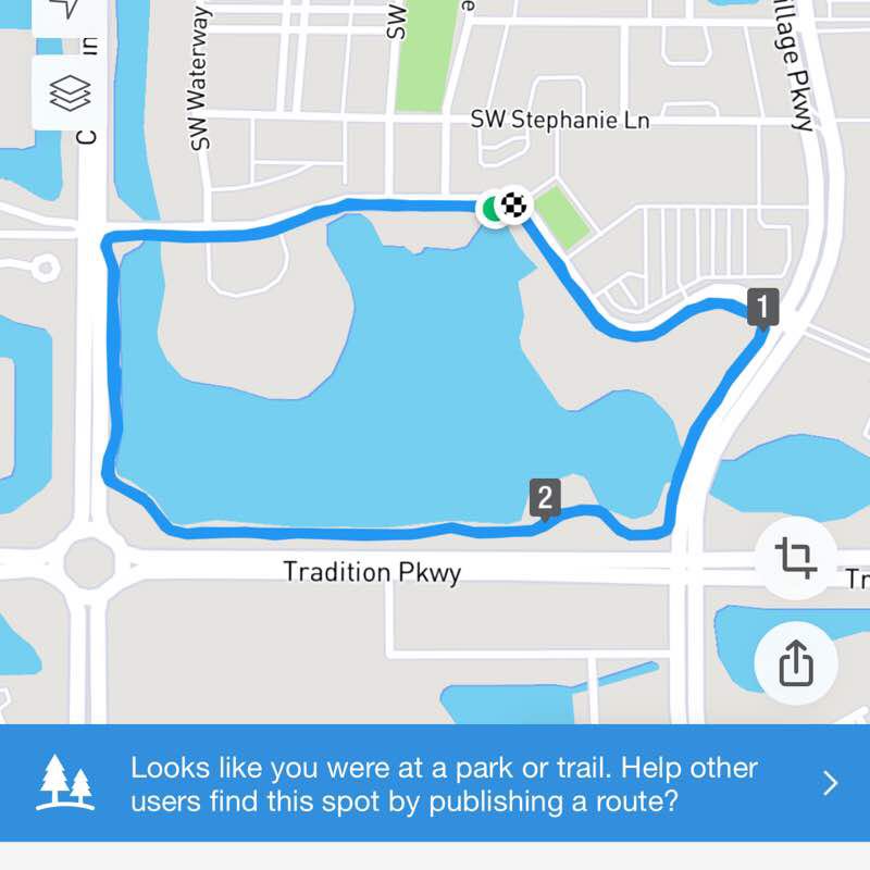 Lake Walk @ Tradition | Walking Map