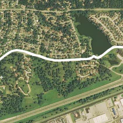 Sand Springs Trail in Oklahoma | Walking Map