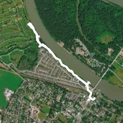 Fort Langley in British Columbia | Walking Map