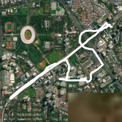 CFD @ SCBD | Walking Map