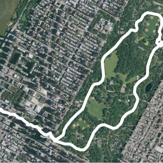 Central Park in New York | Walking Map