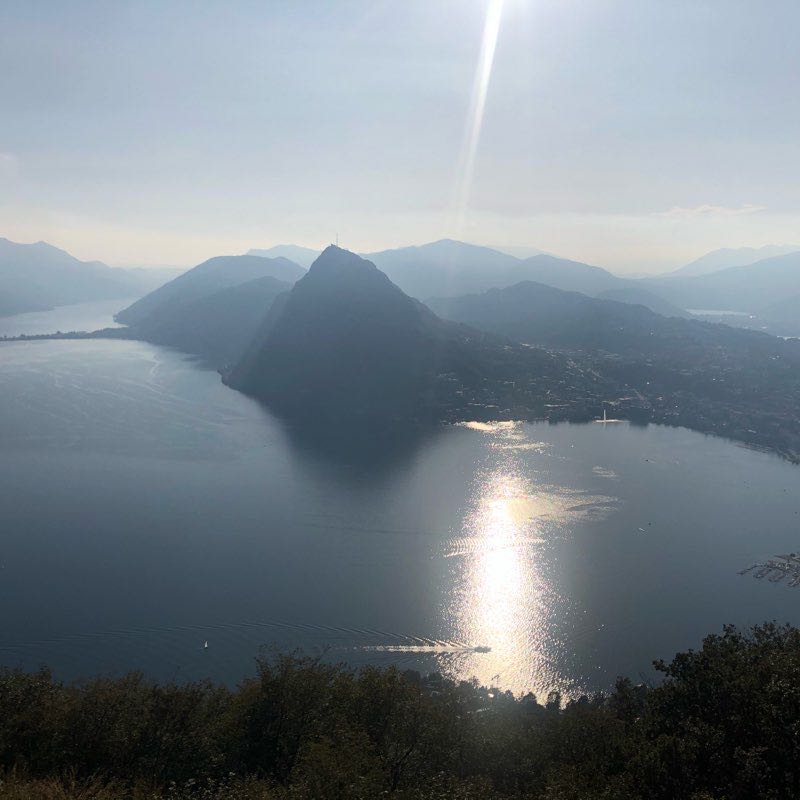 Lugano-Monte Bre in Ticino | Walking Map