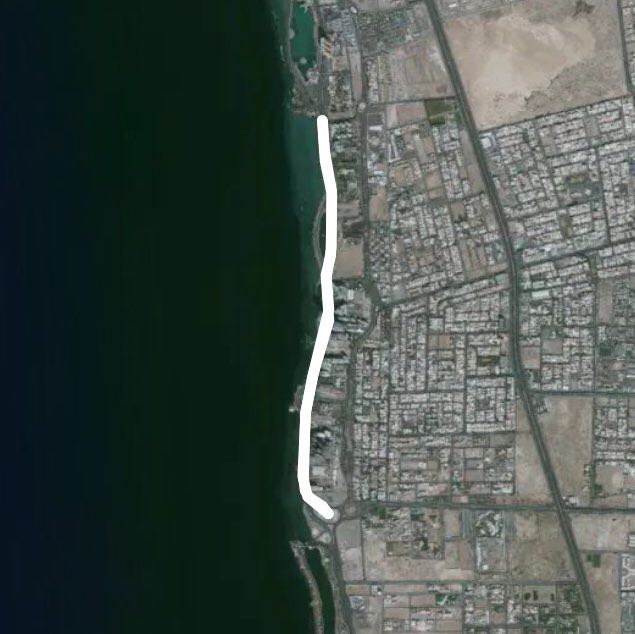 Jeddah Waterfront in Makkah Province | Walking Map
