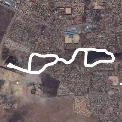 Secunda park run through lakes Sendero - Mpumalanga, Sudáfrica | Pacer