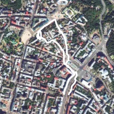 Kiev city center Walk Trail - Kiev Oblast, Ukraine | Pacer