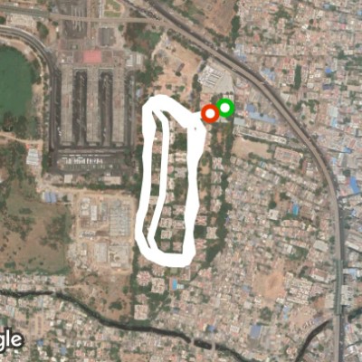 SAF G Village Wanderweg - Koyambedu, Chennai, Indien | Pacer