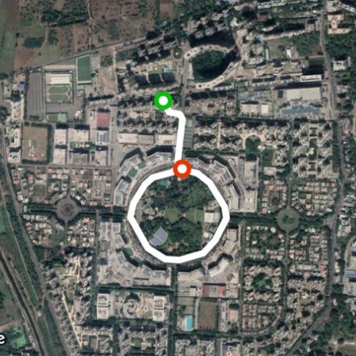 Aditi garden magarpatta Walk Trail - Magarpatta City, Pune, India | Pacer