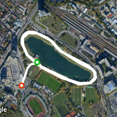 Lago kuchajda Walk Trail - Bratislava, Bratislava Region, Slovakia | Pacer