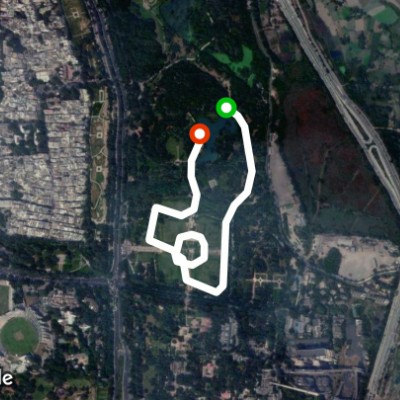 Shakti sthala Walk Trail - Shanti Van Area, New Delhi, India | Pacer