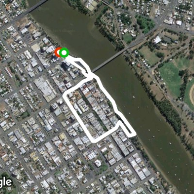 CBD and Riverbank Rockhampton | Walking Map