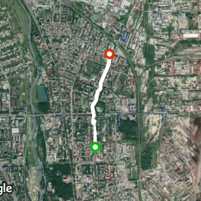 Telman street Walk Trail - Vladikavkaz, Republic of North Ossetia ...