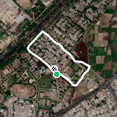 University of the Punjab in Punjab | Walking Map