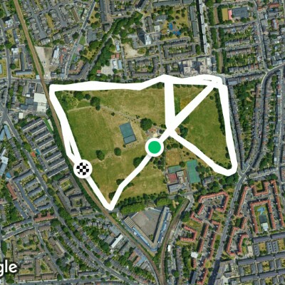 Hackney Downs 근처의 경로 산책로 - 런던, 잉글랜드 | Pacer