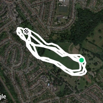 Oak Hill Park, East Barnet, London in England | Walking Map