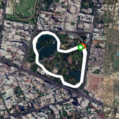 Lumpini Park Walk - Bangkok, Bangkok Metropolitan Region, Thailand | Pacer
