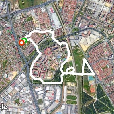 parque infanta Elena | Walking Map