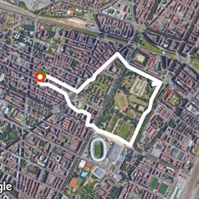 Piazzale Grande Torino Walk Trail - Turin, Province of Turin, Italy | Pacer