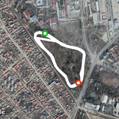 Trim Staza, Narodna Basta, Pancevo | Walking Map