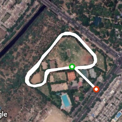 DDA Sports Complex Walk Trail - Sector 11 Dwarka, New Delhi, India | Pacer