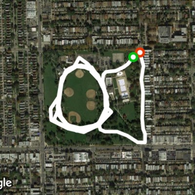 Portage Park Chicago Walk - Illinois, USA | Pacer