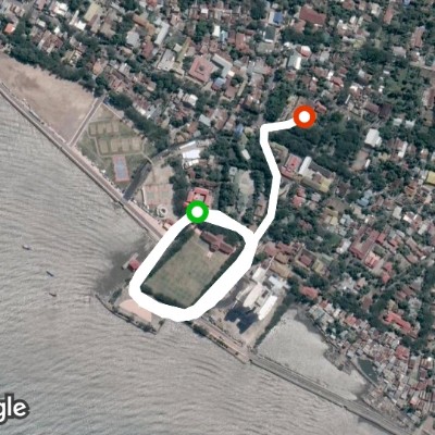 Run on the seruni bridge | Walking Map