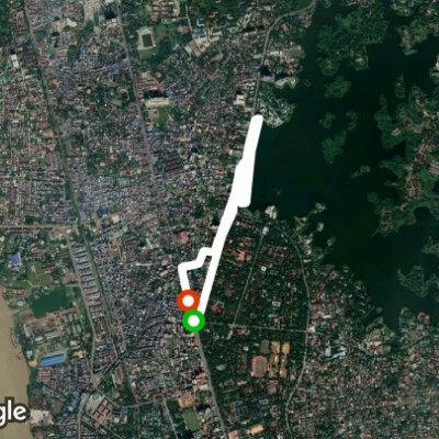 From Hledan to Inya lake Walk Trail - Yangon, Yangon Region, Myanmar ...