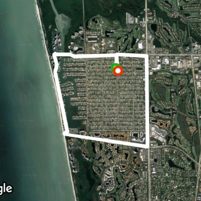 Naples Park & Vanderbilt Beach in Florida | Walking Map