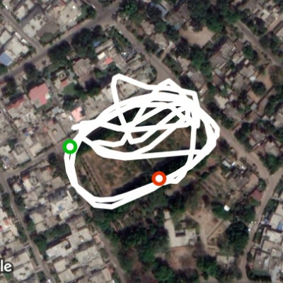 Gulab vatica Walk Trail - Nirala Nagar, Lucknow, India | Pacer