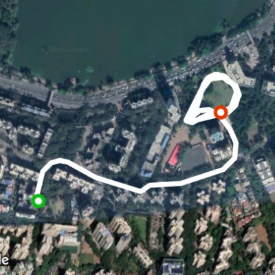 Powai garden route | Walking Map