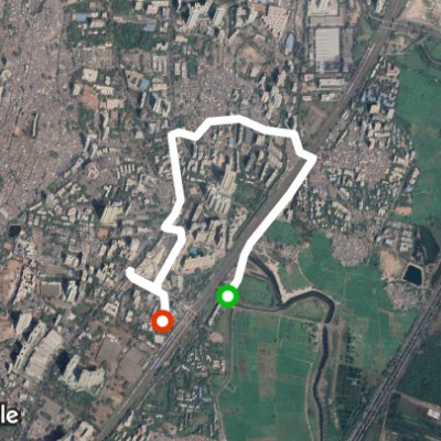 Route near Bhandup West in Maharashtra | Walking Map