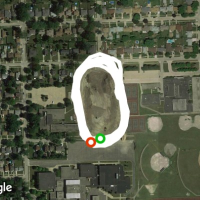 Center Line High School track Sentier pédestre - Michigan, Etats-Unis ...