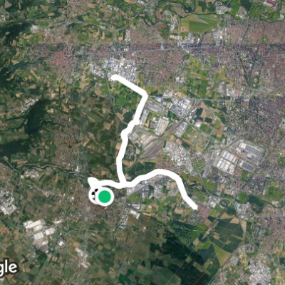 Sports fields of via Cavour | Walking Map