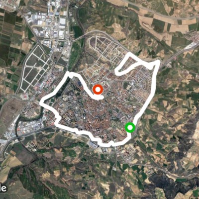 Friendship Park Walk - El Fuerte, Guadalajara, Spain | Pacer