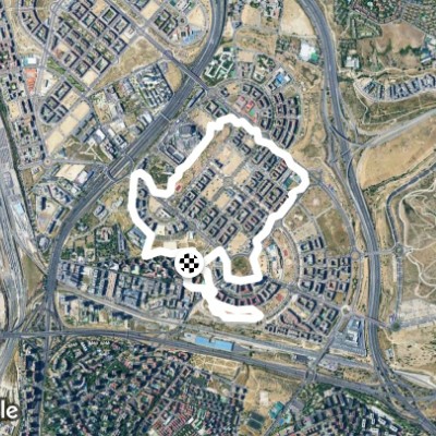 Route through Sanchinarro Walk Trail - Hortaleza, Madrid, Spain | Pacer