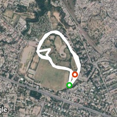 Race Course Park in Punjab | Walking Map