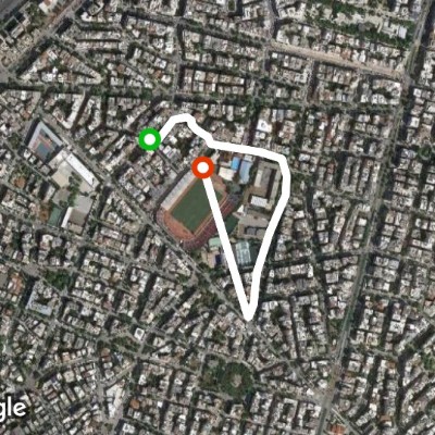 New Smyrna Stadium Walk Trail - Nea Smyrni, Attica Region, Greece | Pacer