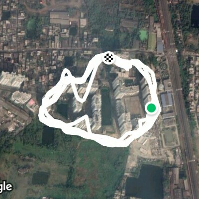 Godrej prakriti Walk Trail - Math Bagan, Khardaha, India | Pacer