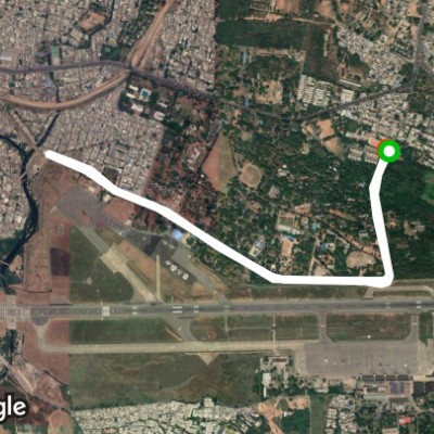 Old Airport road Walk - New Bowenpally, Secunderabad, India | Pacer